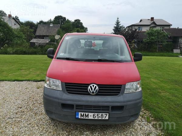 Sarkans Volkswagen T5 2007 Ogre, ar dzinēja tilpumu 1.90 L un nobraukumu 334 tūkst. km par 3500 €, foto 8 vietnē AUTOMOTO.COM.LV