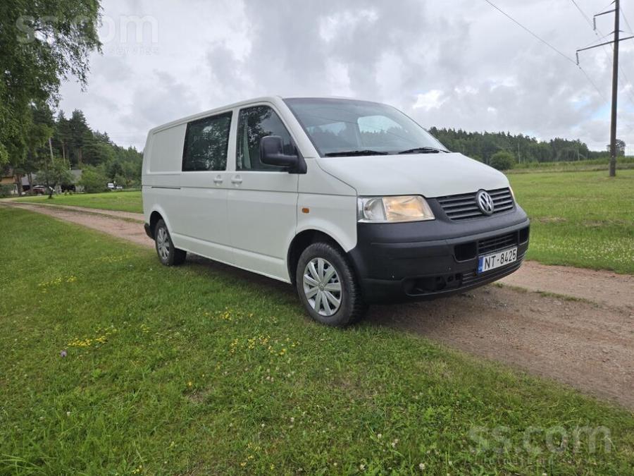 Белый Фольксваген Т5 2004 в Кулдига, объемом двигателя 1.90 л и пробегом 588 тыс. км за 3800 €, фото 3 на AUTOMOTO.COM.LV