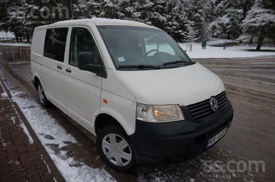 Белый Фольксваген Т5 2005 в Юрмала, объемом двигателя 1.90 л и пробегом 484 тыс. км за 2350 €, фото 13 на AUTOMOTO.COM.LV