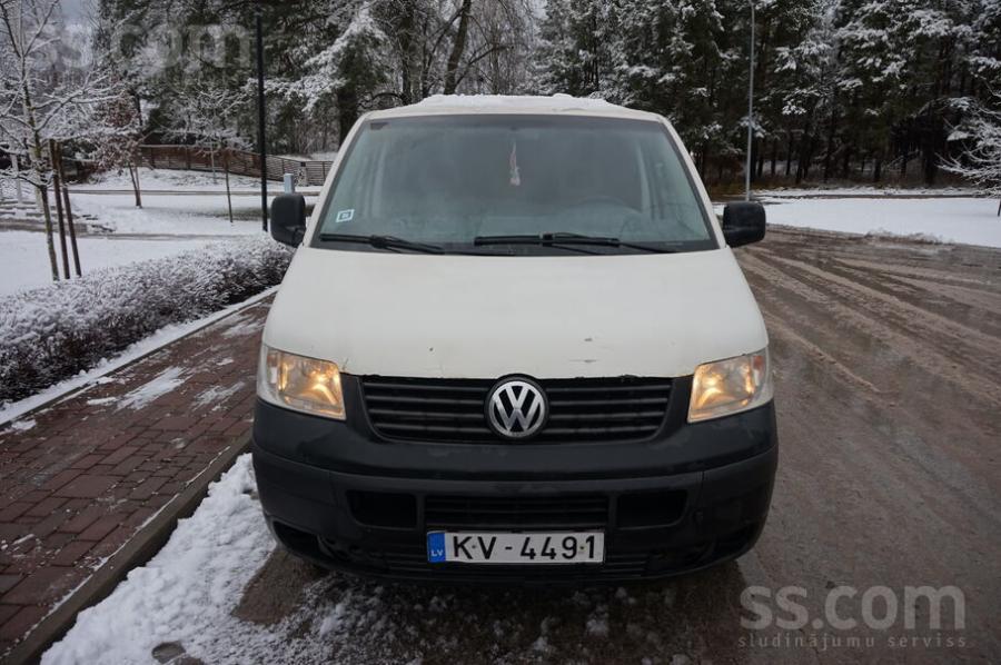 Белый Фольксваген Т5 2005 в Юрмала, объемом двигателя 1.90 л и пробегом 484 тыс. км за 2350 €, фото 14 на AUTOMOTO.COM.LV