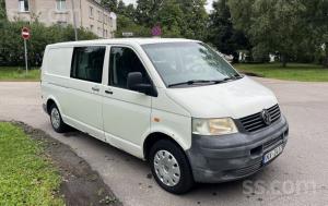 White Volkswagen T5 2005 in Riga, with an engine capacity of 1.90 L and mileage of 350 thousand km for 3400 €, photo  on AUTOMOTO.COM.LV