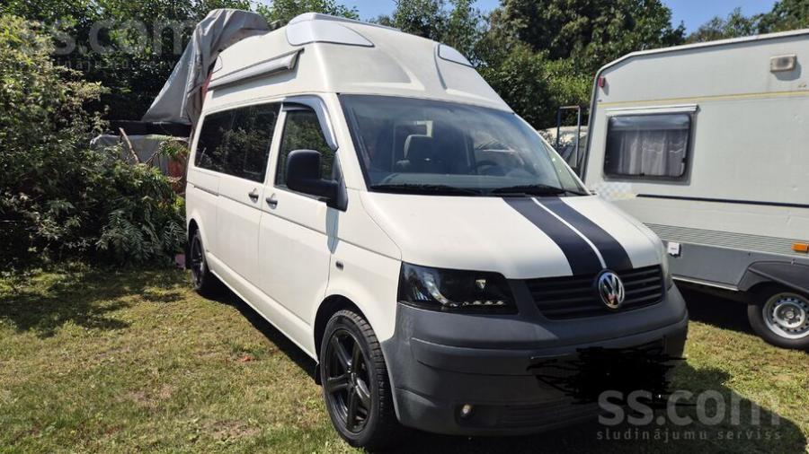 Balts Volkswagen T5 2005 Rīga, ar dzinēja tilpumu 1.90 L un nobraukumu 276 tūkst. km par 6700 €, foto 1 vietnē AUTOMOTO.COM.LV