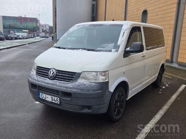 White Volkswagen T5 2006 in Riga, with an engine capacity of 1.90 L and mileage of 0 thousand km for 3000 €, photo 1 on AUTOMOTO.COM.LV