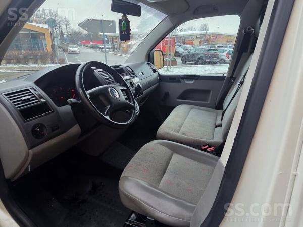 White Volkswagen T5 2006 in Riga, with an engine capacity of 1.90 L and mileage of 0 thousand km for 3000 €, photo 9 on AUTOMOTO.COM.LV