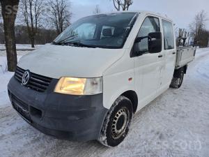 White Volkswagen T5 2007 in Ogre, with an engine capacity of 1.90 L and mileage of 202 thousand km for 7400 €, photo  on AUTOMOTO.COM.LV
