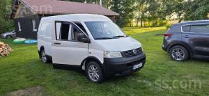 Balts Volkswagen T5 2007 Rīga, ar dzinēja tilpumu 1.90 L un nobraukumu 200 tūkst. km par 4500 €, foto  vietnē AUTOMOTO.COM.LV