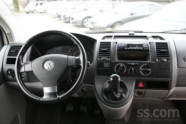 White Volkswagen T5 2008 in Tukums, with an engine capacity of 1.90 L and mileage of 0 thousand km for 5100 €, photo 5 on AUTOMOTO.COM.LV