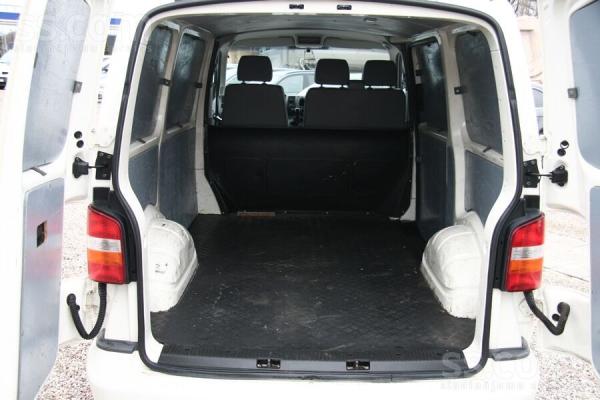 White Volkswagen T5 2008 in Tukums, with an engine capacity of 1.90 L and mileage of 0 thousand km for 5100 €, photo 9 on AUTOMOTO.COM.LV