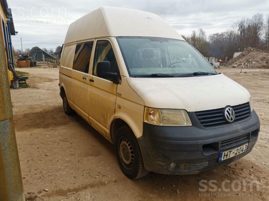 Balts Volkswagen T5 2008 Ventspils, ar dzinēja tilpumu 2.50 L un nobraukumu 433 tūkst. km par 2000 €, foto 3 vietnē AUTOMOTO.COM.LV