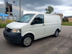 Balts Volkswagen T5 2008 Liepāja, ar dzinēja tilpumu 1.90 L un nobraukumu 286 tūkst. km par 4950 €, foto  vietnē AUTOMOTO.COM.LV