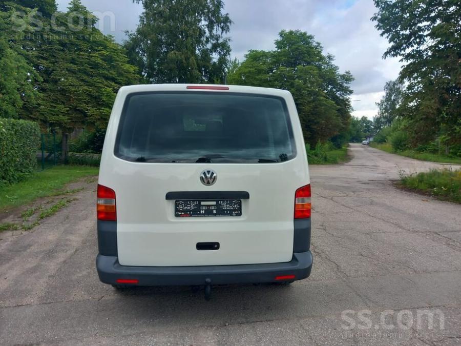 Balts Volkswagen T5 2008 Liepāja, ar dzinēja tilpumu 1.90 L un nobraukumu 286 tūkst. km par 4950 €, foto 6 vietnē AUTOMOTO.COM.LV