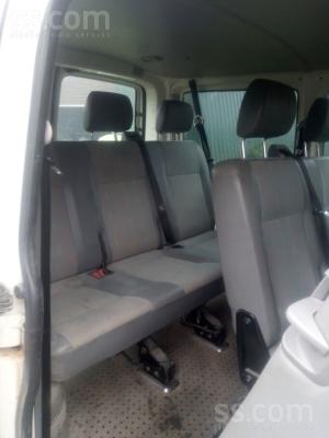 White Volkswagen T5 2008 in Kuldiga, with an engine capacity of 1.90 L and mileage of 472 thousand km for 5500 €, photo 9 on AUTOMOTO.COM.LV