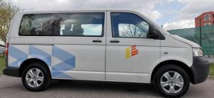 White Volkswagen T5 2009 in Riga, with an engine capacity of 1.90 L and mileage of 210 thousand km for 8450 €, photo 15 on AUTOMOTO.COM.LV