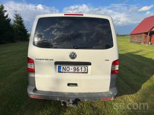 White Volkswagen T5 2010 in Ogre, with an engine capacity of 1.90 L and mileage of 257 thousand km for 6900 €, photo 8 on AUTOMOTO.COM.LV