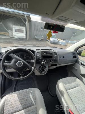 White Volkswagen T5 2011 in Cesis, with an engine capacity of 1.90 L and mileage of 380 thousand km for 5500 €, photo 7 on AUTOMOTO.COM.LV