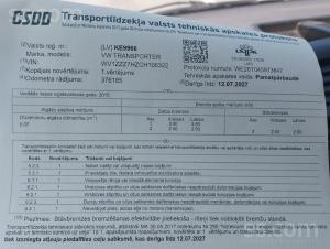 Белый Фольксваген Т5 2012 в Рига, объемом двигателя 2.00 л и пробегом 376 тыс. км за 5200 €, фото 11 на AUTOMOTO.COM.LV