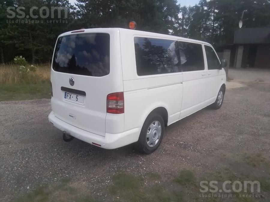 Белый Фольксваген Т5 2007 в Рига, объемом двигателя 1.90 л и пробегом 374 тыс. км за 4555 €, фото 4 на AUTOMOTO.COM.LV