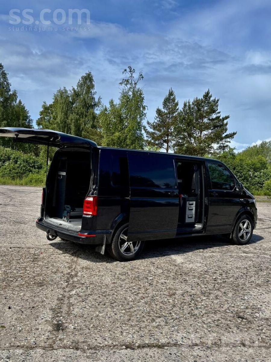 Melns Volkswagen T6 2015 Liepāja, ar dzinēja tilpumu 2.00 L un nobraukumu 289 tūkst. km par 15000 €, foto 5 vietnē AUTOMOTO.COM.LV