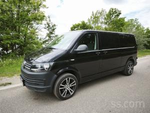 Black Volkswagen T6 2017 in Riga, with an engine capacity of 2.00 L and mileage of 236 thousand km for 11000 €, photo 8 on AUTOMOTO.COM.LV
