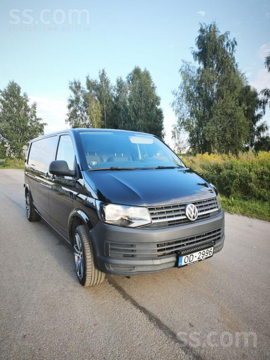 Black Volkswagen T6 2017 in Riga, with an engine capacity of 2.00 L and mileage of 237 thousand km for 12000 €, photo 1 on AUTOMOTO.COM.LV