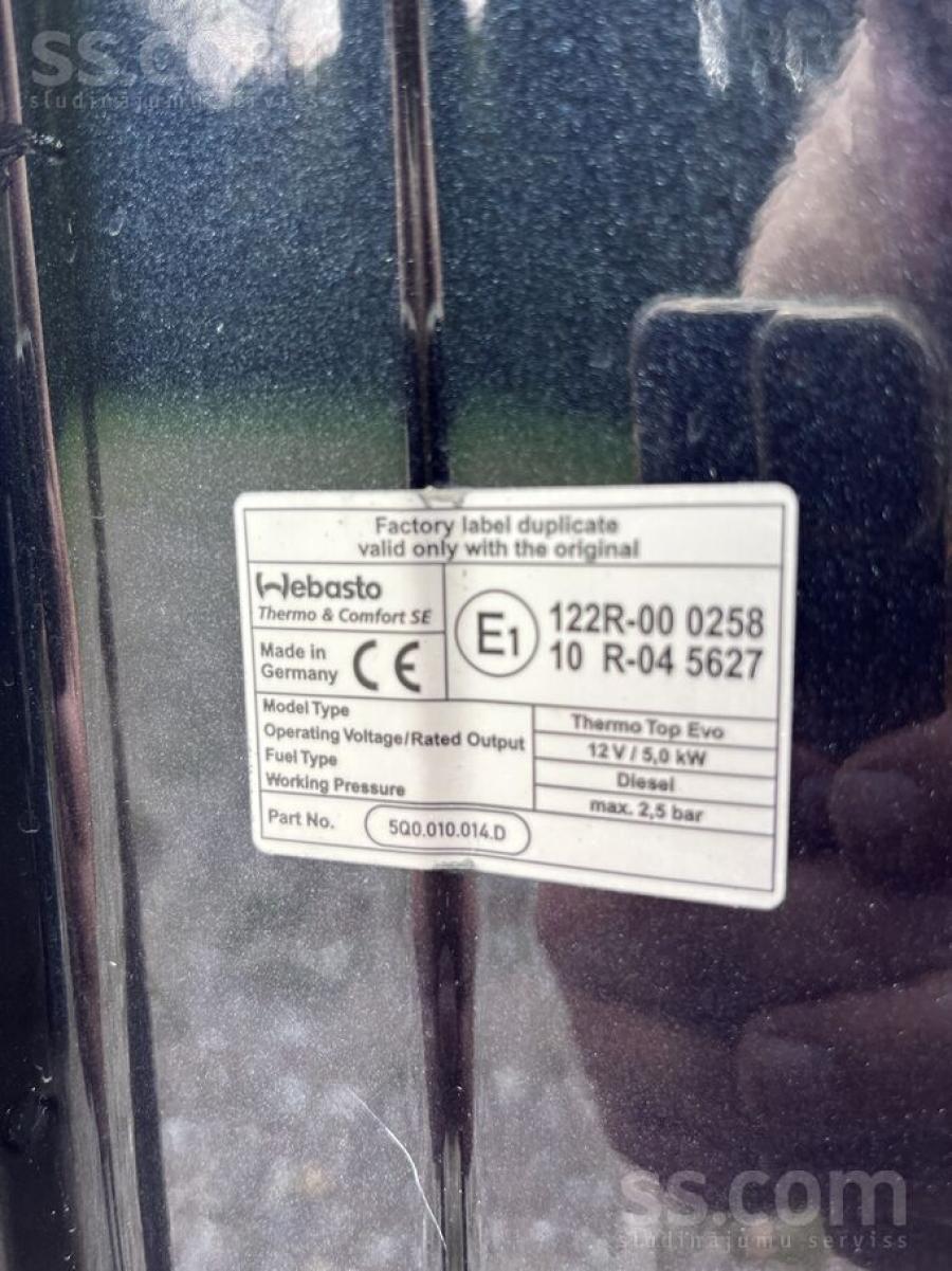 Zils Volkswagen T6 2016 Rīga, ar dzinēja tilpumu 2.00 L un nobraukumu 190 tūkst. km par 14200 €, foto 15 vietnē AUTOMOTO.COM.LV