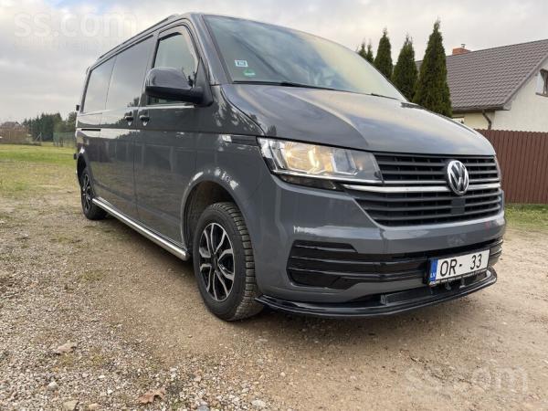 Pelēks Volkswagen T6 2021 Ogre, ar dzinēja tilpumu 2.00 L un nobraukumu 298 tūkst. km par 23900 €, foto 2 vietnē AUTOMOTO.COM.LV