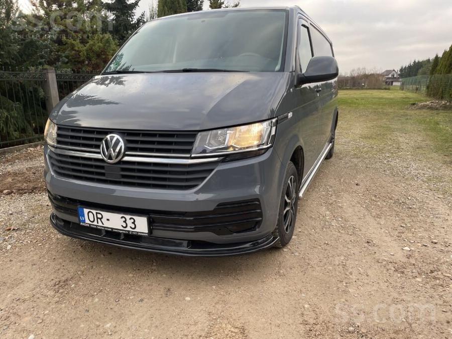 Grey Volkswagen T6 2021 in Ogre, with an engine capacity of 2.00 L and mileage of 298 thousand km for 23900 €, photo 1 on AUTOMOTO.COM.LV
