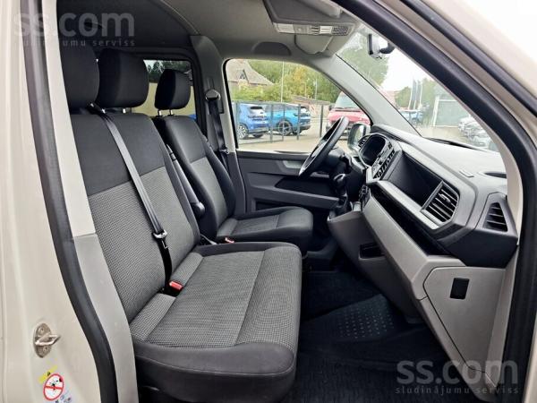 Grey Volkswagen T6 2021 in Liepaja, with an engine capacity of 2.00 L and mileage of 190 thousand km for 22900 €, photo 11 on AUTOMOTO.COM.LV