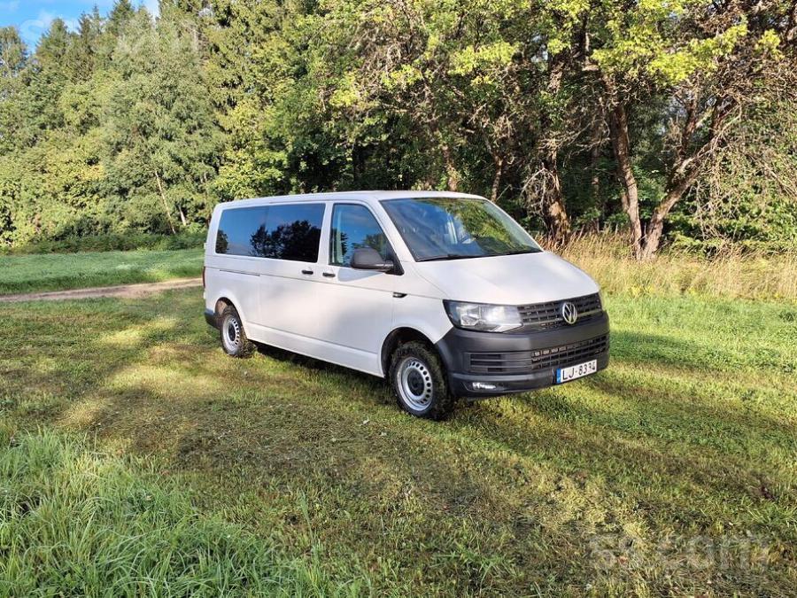 White Volkswagen T6 2016 in Riga, with an engine capacity of 2.00 L and mileage of 304 thousand km for 11900 €, photo 3 on AUTOMOTO.COM.LV