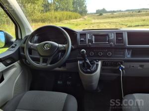 White Volkswagen T6 2016 in Riga, with an engine capacity of 2.00 L and mileage of 304 thousand km for 11900 €, photo 6 on AUTOMOTO.COM.LV