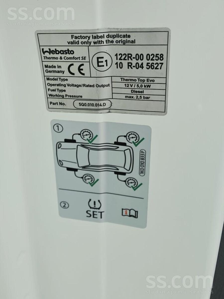 Balts Volkswagen T6 2021 Cēsis, ar dzinēja tilpumu 2.00 L un nobraukumu 87 tūkst. km par 26620 €, foto 30 vietnē AUTOMOTO.COM.LV