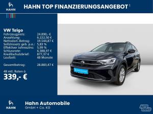 Melns Volkswagen Taigo 2024 Kauņa, ar dzinēja tilpumu 1.50 L un nobraukumu 28 tūkst. km par 27867 €, foto 2 vietnē AUTOMOTO.COM.LV