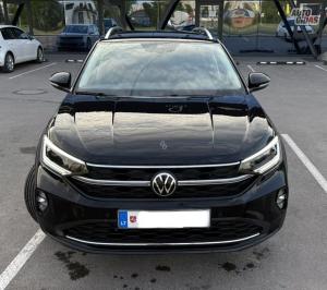 Melns Volkswagen Taigo 2024 Kauņa, ar dzinēja tilpumu 1.00 L un nobraukumu 22 tūkst. km par 21500 €, foto  vietnē AUTOMOTO.COM.LV