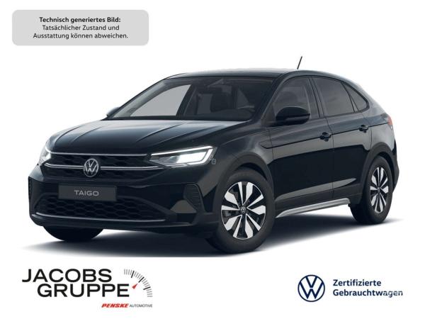 Melns Volkswagen Taigo 2025 Kauņa, ar dzinēja tilpumu 1.00 L un nobraukumu 12 tūkst. km par 27004 €, foto 1 vietnē AUTOMOTO.COM.LV