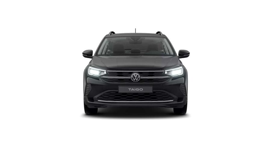 Melns Volkswagen Taigo 2025 Kauņa, ar dzinēja tilpumu 1.00 L un nobraukumu 16 tūkst. km par 23478 €, foto 2 vietnē AUTOMOTO.COM.LV