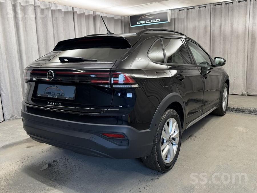 Melns Volkswagen Taigo 2025 Rīga, ar dzinēja tilpumu 1.00 L un nobraukumu 15 tūkst. km par 19990 €, foto 5 vietnē AUTOMOTO.COM.LV