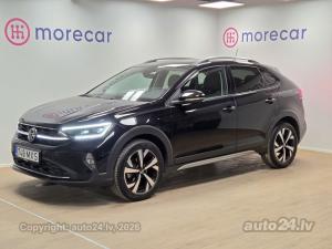 Melns Volkswagen Taigo 2022 Tallina, ar dzinēja tilpumu 1.00 L un nobraukumu 56 tūkst. km par 19900 €, foto  vietnē AUTOMOTO.COM.LV