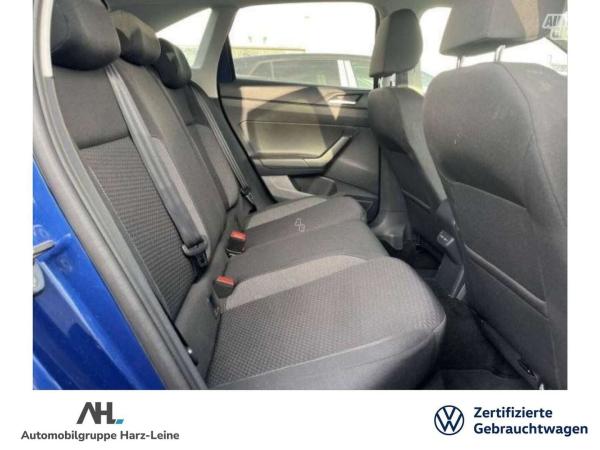 Blue Volkswagen Taigo 2022 in Kaunas, with an engine capacity of 1.00 L and mileage of 13 thousand km for 21939 €, photo 5 on AUTOMOTO.COM.LV