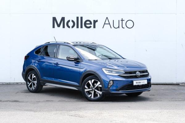 Zils Volkswagen Taigo 2022 Rīga, ar dzinēja tilpumu 1.50 L un nobraukumu 72 tūkst. km par 23500 €, foto 2 vietnē AUTOMOTO.COM.LV