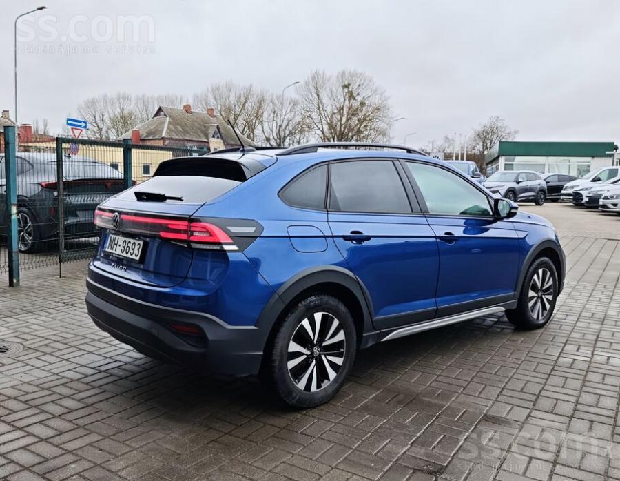 Blue Volkswagen Taigo 2022 in Liepaja, with an engine capacity of 1.00 L and mileage of 71 thousand km for 18900 €, photo 6 on AUTOMOTO.COM.LV