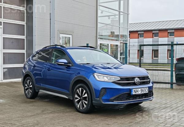 Blue Volkswagen Taigo 2022 in Liepaja, with an engine capacity of 1.00 L and mileage of 71 thousand km for 18900 €, photo 7 on AUTOMOTO.COM.LV