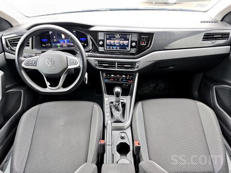Blue Volkswagen Taigo 2022 in Liepaja, with an engine capacity of 1.00 L and mileage of 71 thousand km for 18900 €, photo 10 on AUTOMOTO.COM.LV