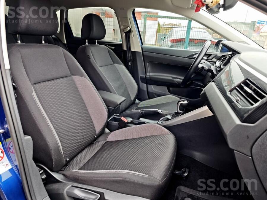 Blue Volkswagen Taigo 2022 in Liepaja, with an engine capacity of 1.00 L and mileage of 71 thousand km for 18900 €, photo 12 on AUTOMOTO.COM.LV