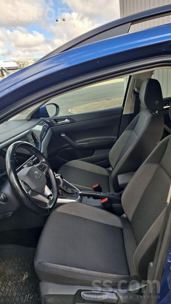Blue Volkswagen Taigo 2022 in Riga, with an engine capacity of 1.00 L and mileage of 86 thousand km for 14200 €, photo 9 on AUTOMOTO.COM.LV