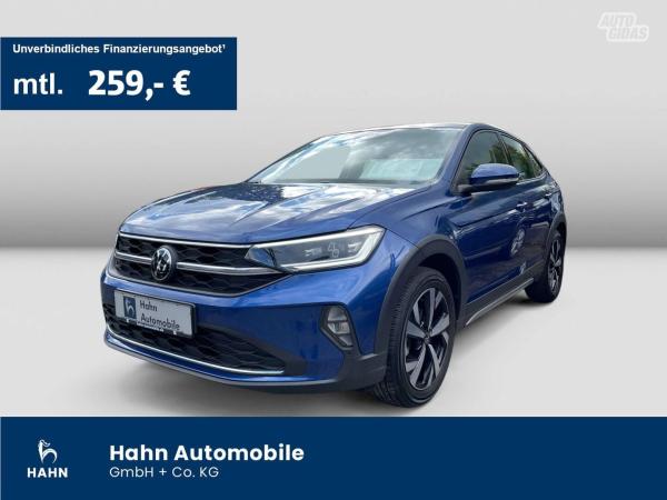 Zils Volkswagen Taigo 2023 Kauņa, ar dzinēja tilpumu 1.00 L un nobraukumu 27 tūkst. km par 22112 €, foto 1 vietnē AUTOMOTO.COM.LV
