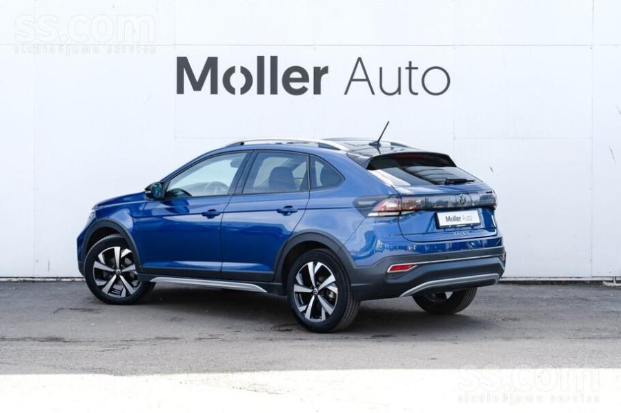 Zils Volkswagen Taigo 2024 Rīga, ar dzinēja tilpumu 1.50 L un nobraukumu 72 tūkst. km par 23500 €, foto 4 vietnē AUTOMOTO.COM.LV