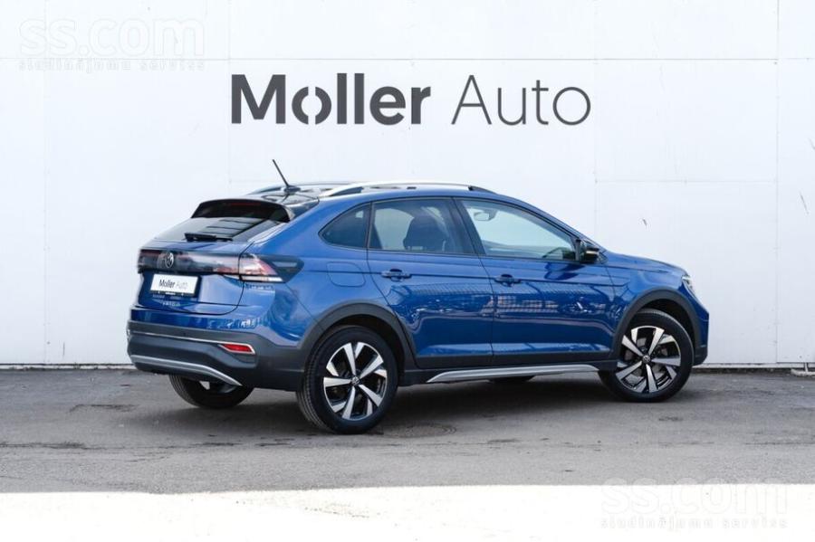 Zils Volkswagen Taigo 2024 Rīga, ar dzinēja tilpumu 1.50 L un nobraukumu 72 tūkst. km par 23500 €, foto 5 vietnē AUTOMOTO.COM.LV
