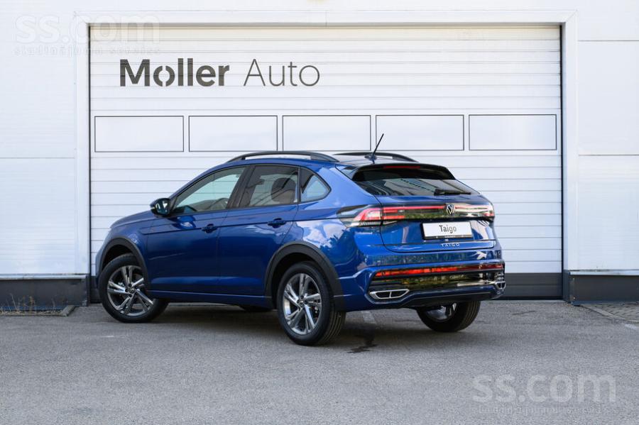Zils Volkswagen Taigo 2025 Rīga, ar dzinēja tilpumu 1.00 L un nobraukumu 10 tūkst. km par 26336 €, foto 5 vietnē AUTOMOTO.COM.LV