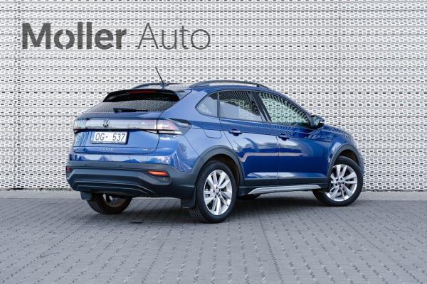 Zils Volkswagen Taigo 2024 Mārupe, ar dzinēja tilpumu 1.00 L un nobraukumu 16 tūkst. km par 22900 €, foto 4 vietnē AUTOMOTO.COM.LV