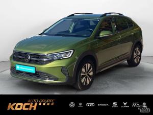Zaļš Volkswagen Taigo 2024 Kauņa, ar dzinēja tilpumu 1.00 L un nobraukumu 13 tūkst. km par 22735 €, foto  vietnē AUTOMOTO.COM.LV
